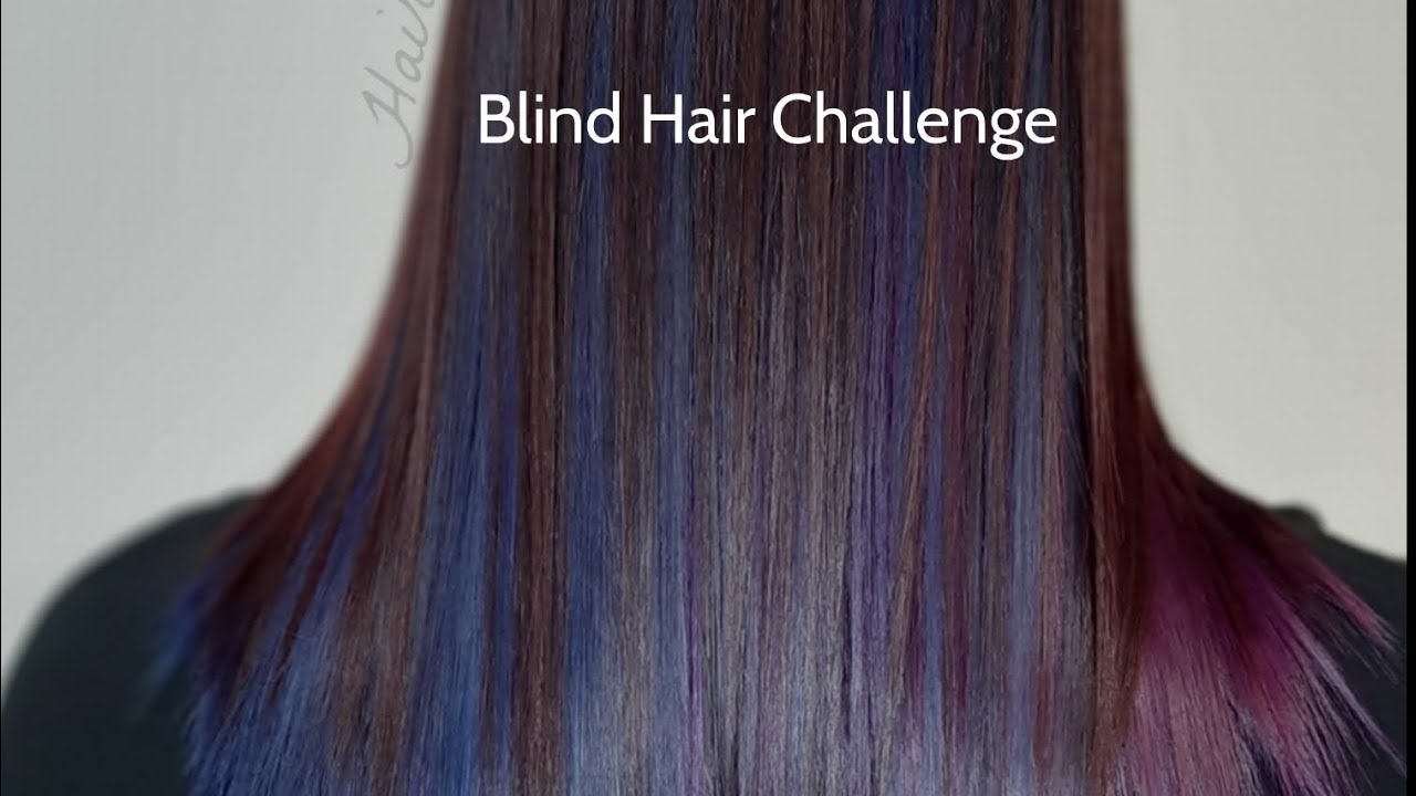 Blind Hair Challenge! - YouTube