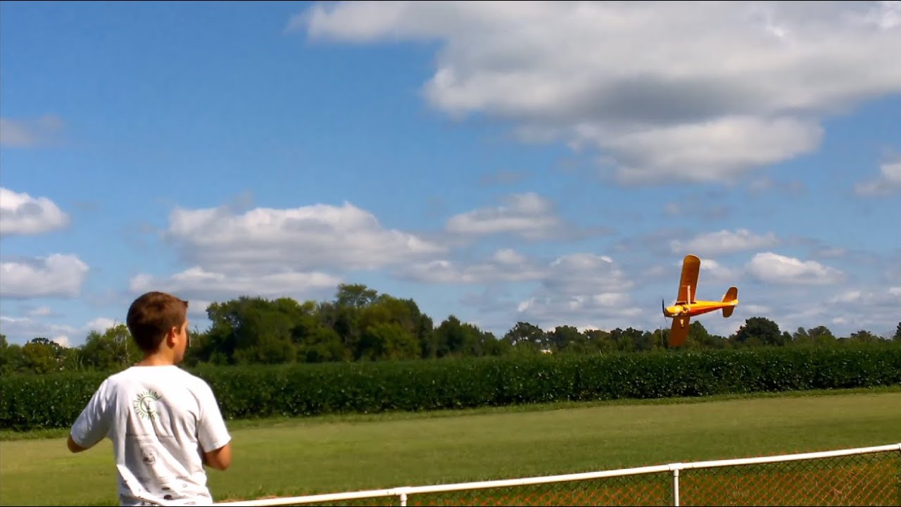 Hobby Zone Champ RTF RC airplane flight - YouTube