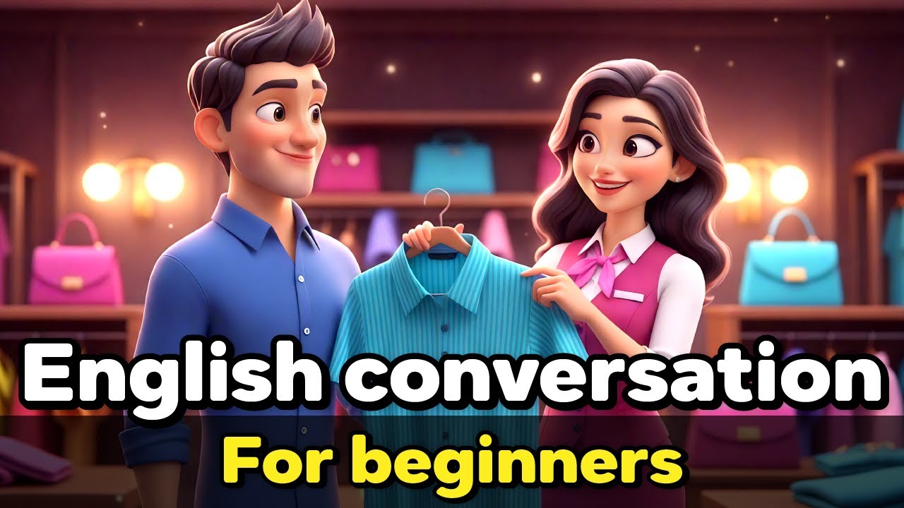 Clothes Shopping in English | Daily English Conversations - YouTube