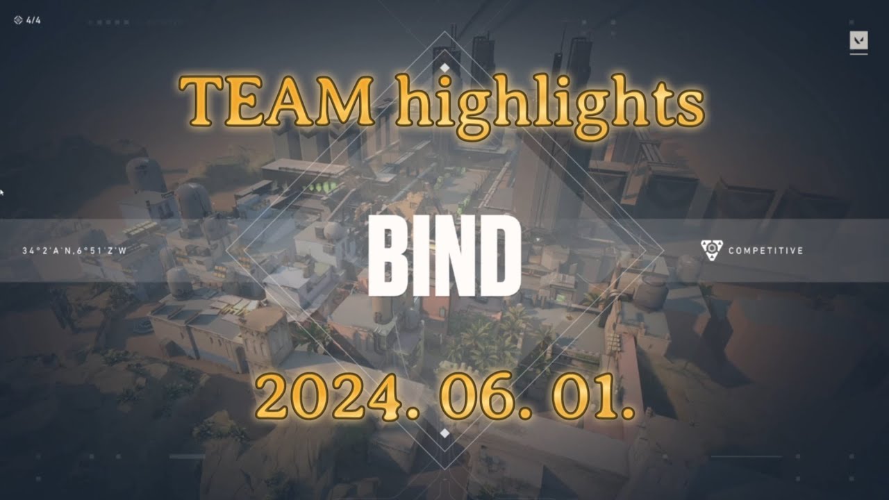 Valorant 2024. 06. 01. BIND ♥ Team highlights - YouTube