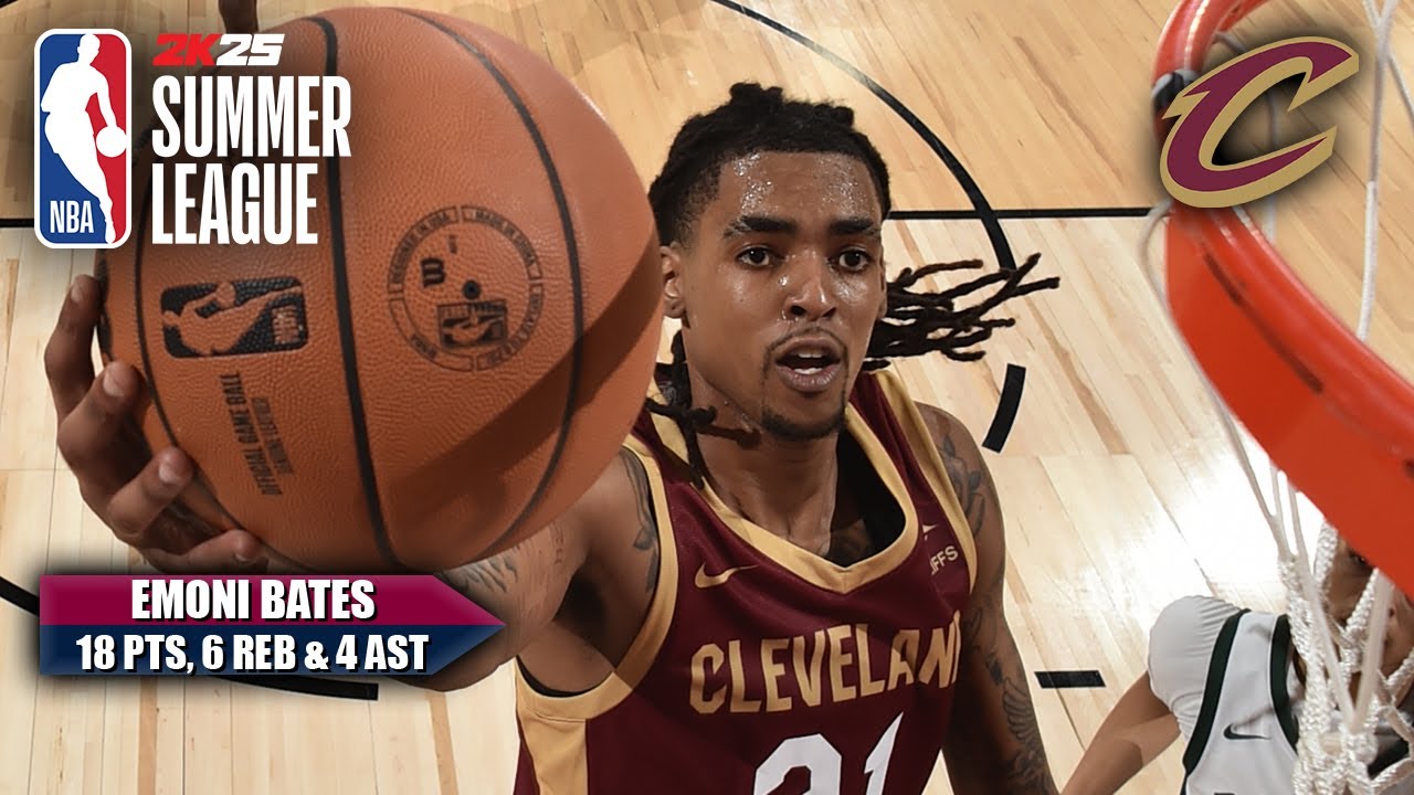 Emoni Bates MASTERY 🔥 Leads Cavs to BLOWOUT win in Summer League | NBA ...