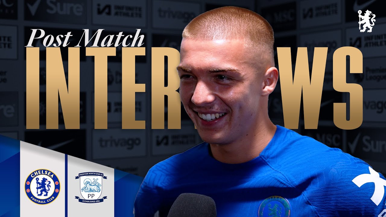 POCHETTINO, GILCHRIST & COLWILL react post-match | Chelsea 4-0 Preston ...