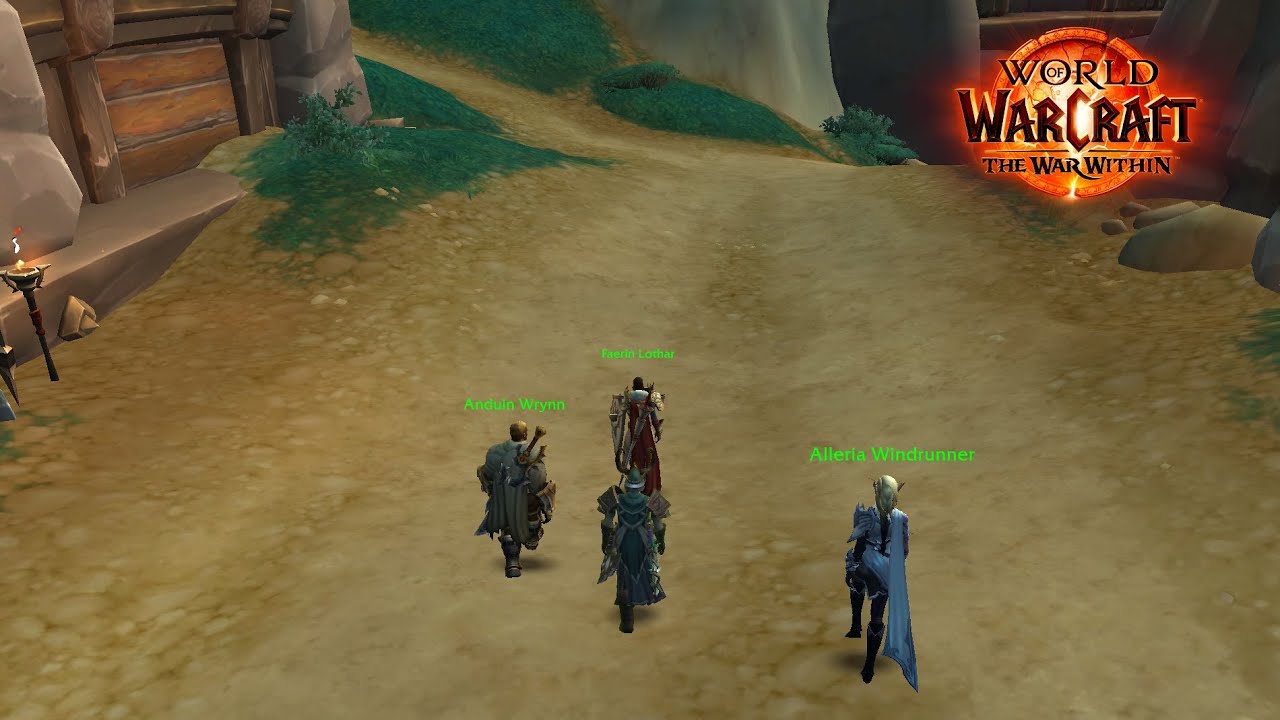 Hallowfall Story | Anduin and Faerin Lothar Dialogues | WoW War Within ...