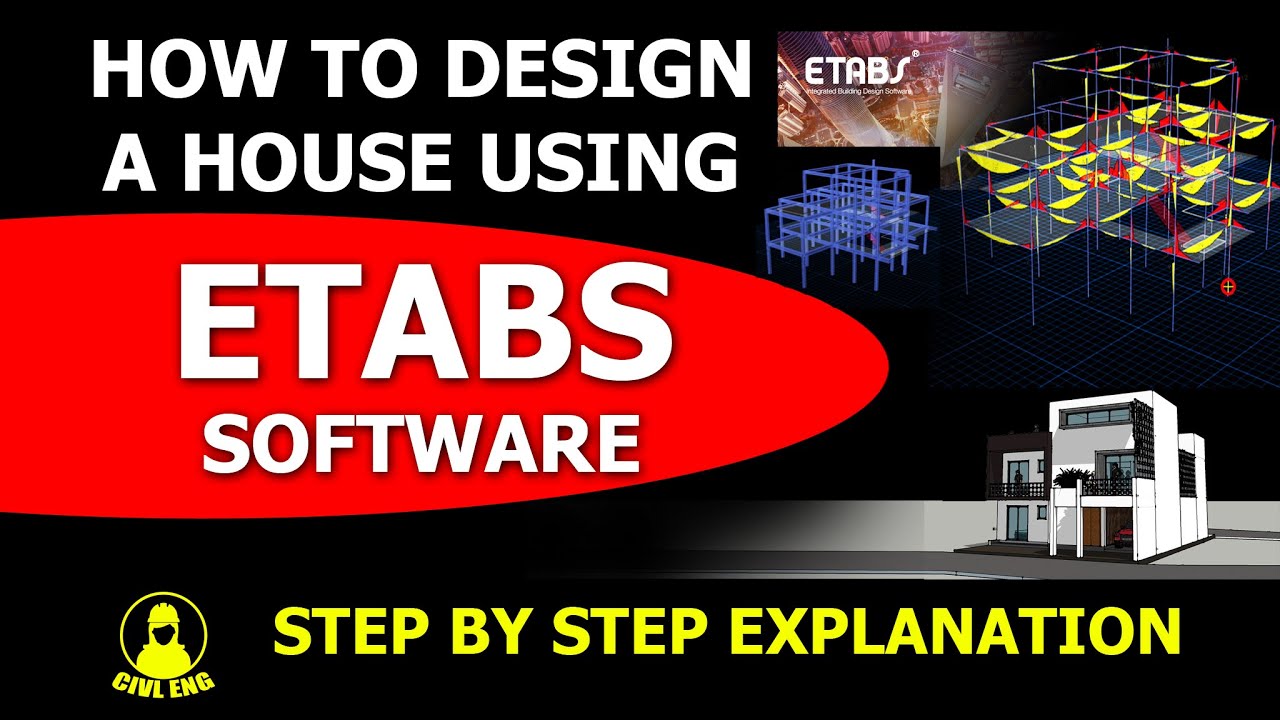 How to prepare a house model using ETABS software for structural design ...
