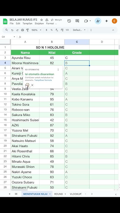 MENENTUKAN NILAI #excel #spreadsheetmagic #exceltips #exceltutorial #exceltricks - YouTube