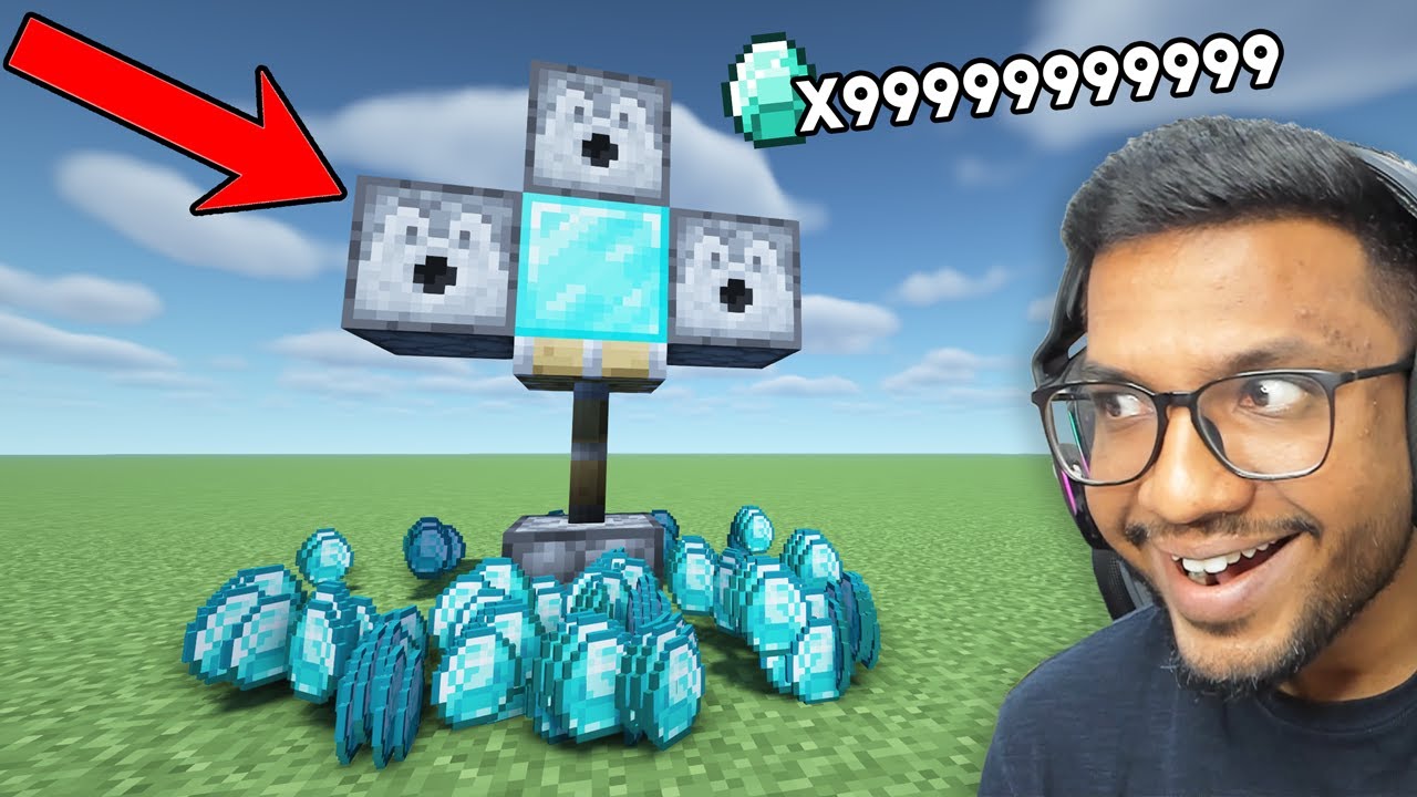 Testing Epic Unlimited Diamond Farm Hacks In Minecraft - YouTube