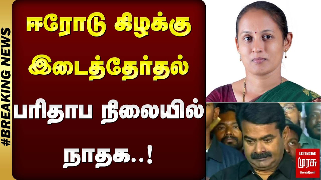 Erode By Election Results : ஈரோடு கிழக்கு இடைத்தேர்தல் - பரிதாப நிலையில் நாதக | NTK ...