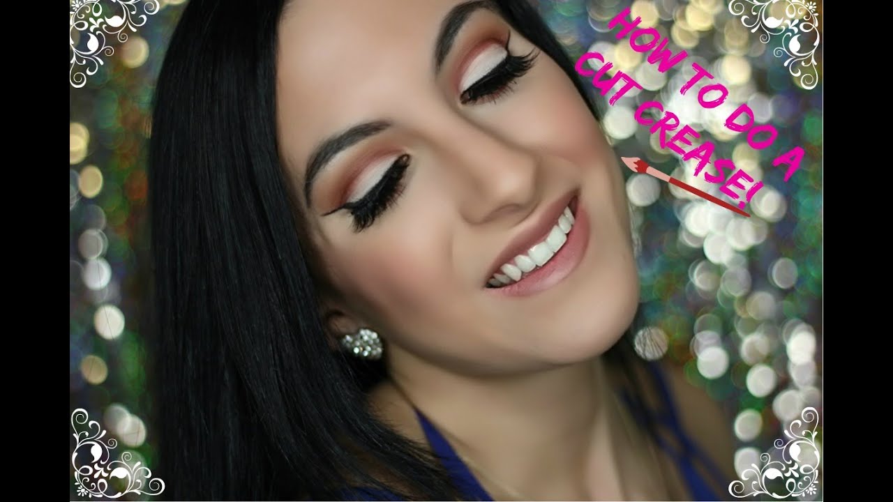 How To Do A Cut Crease Makeup Tutorial - YouTube