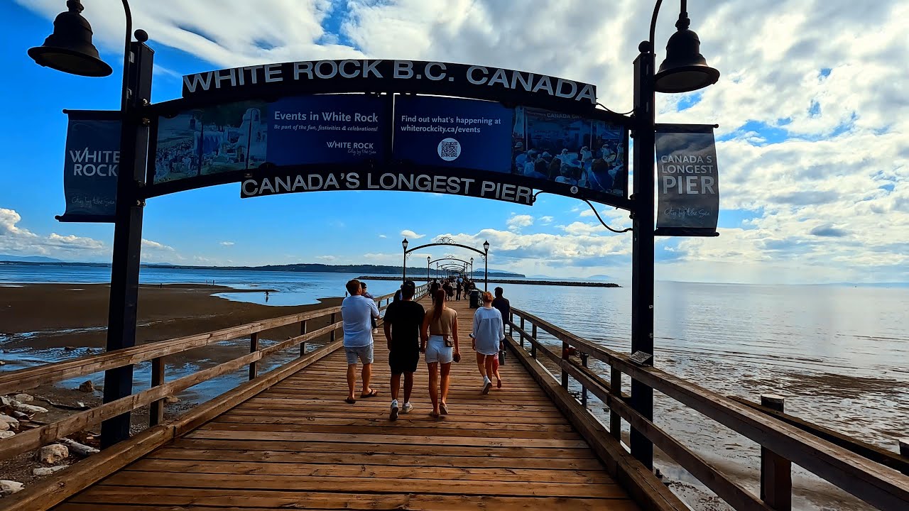 White Rock Surrey Vancouver BC Canadas Longest Pier - YouTube