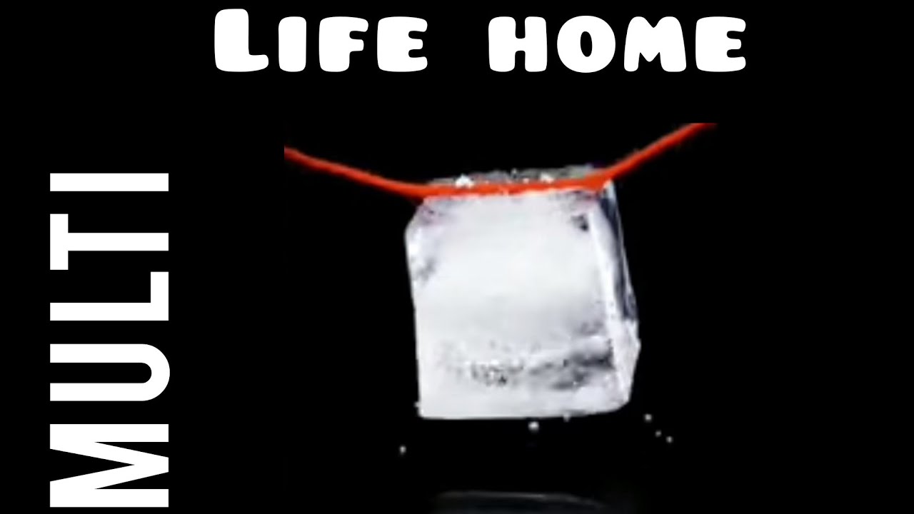 Salt,Thread and Ice cube lifting Experiment by Rishidarun - YouTube