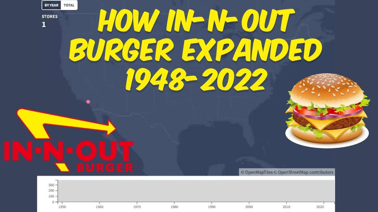 How In-N-Out Burger fast food chain expanded from 1948 to 2022 - YouTube