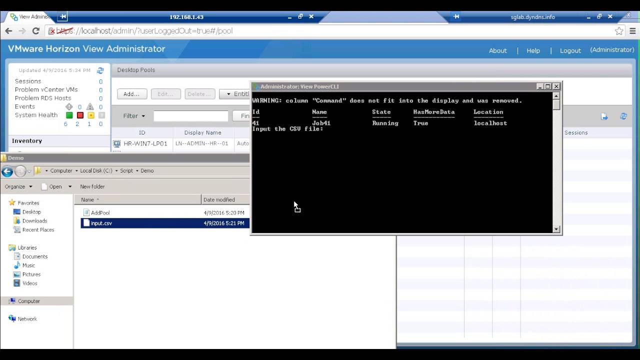 VDI - Automating the pool Creation - YouTube