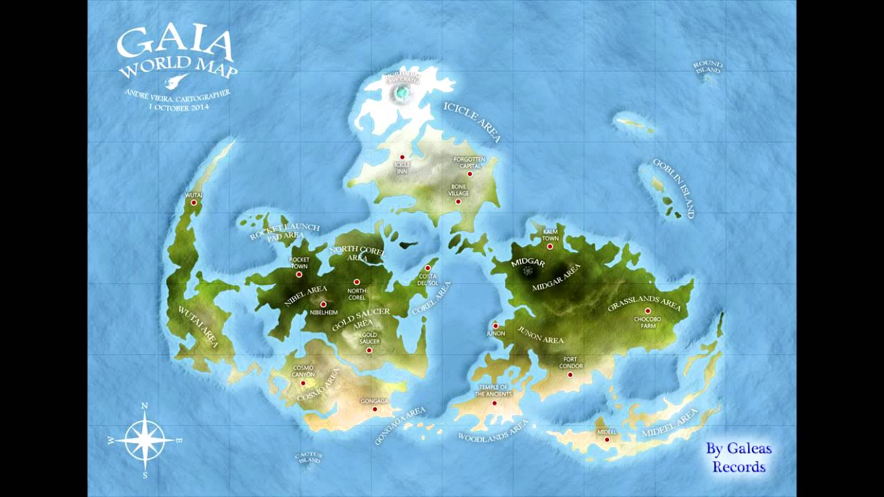 Final Fantasy VII - World Map | Galeas Records - YouTube