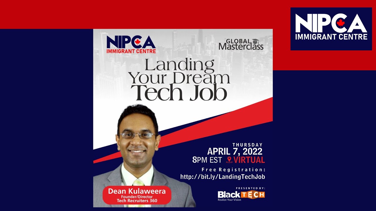 Masterclass: Landing Your Dream TECH Job - YouTube