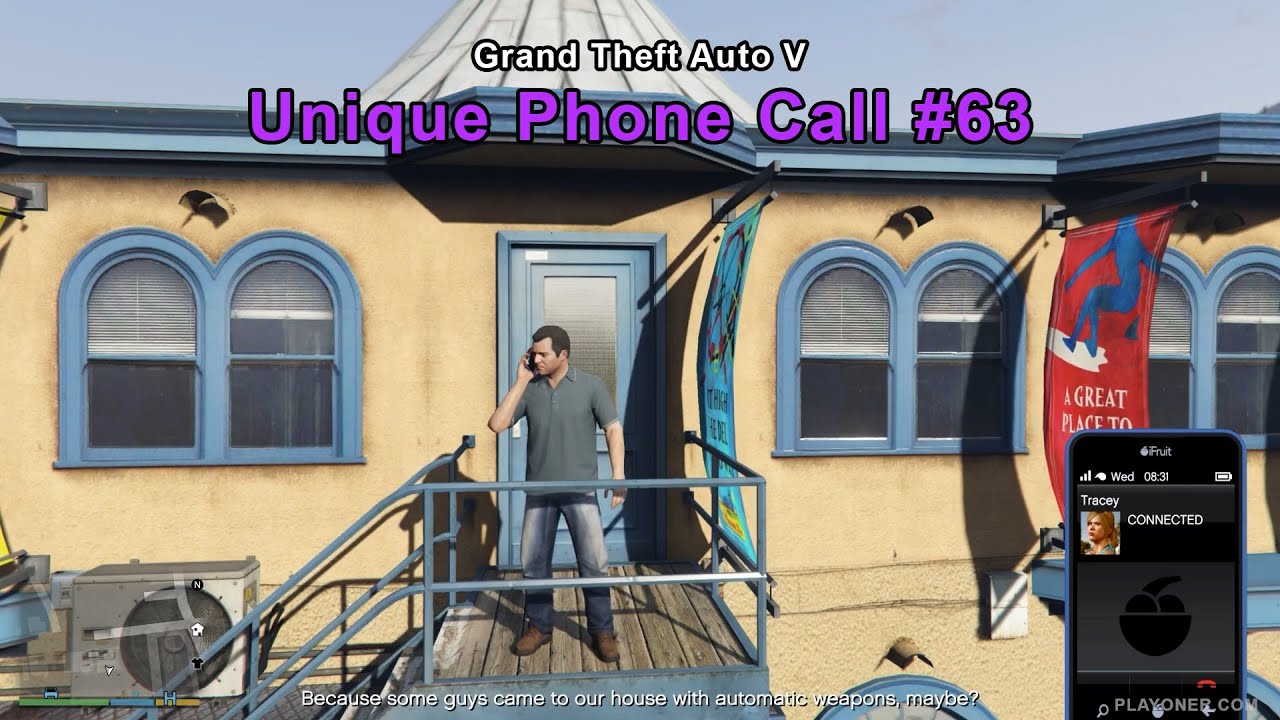 Tracey calls Michael after Meltdown - Unique Phone Call #63 - GTA 5 ...