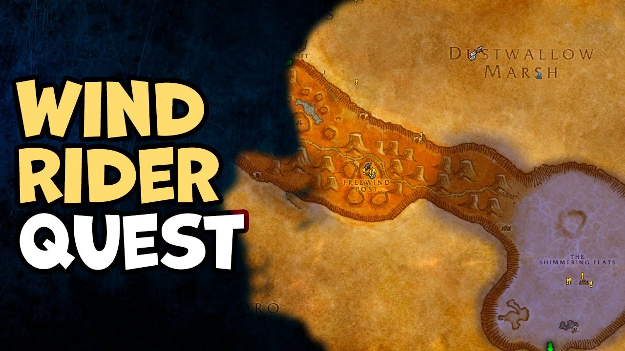 Wind Rider WoW Quest - YouTube