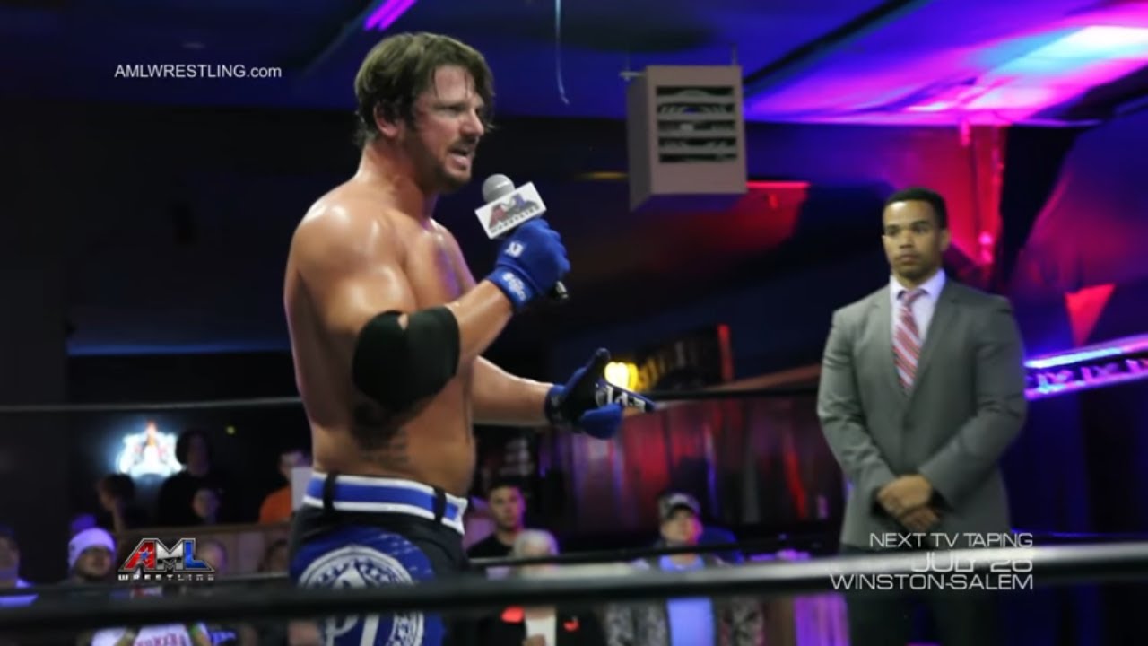 AML Wrestling TV #19: AJ Styles vs Sonjay Dutt - YouTube