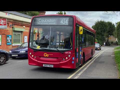 Journey on route 434 - Metrobus SEN38 (SK07HLO) - YouTube