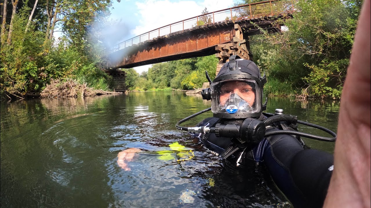 Rainier Washington trestle scuba diving - YouTube