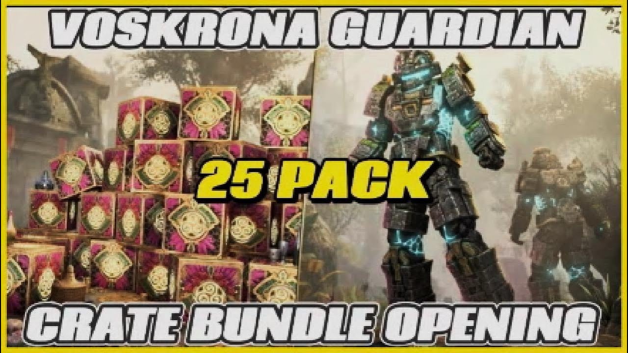 Eso | 25 Pack Voskrona Guardian Crown Crate Bundle Opening - YouTube