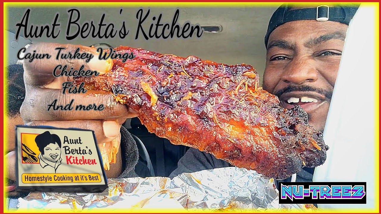 Soul Food Meal at Aunt Berta's Kitchen - YouTube