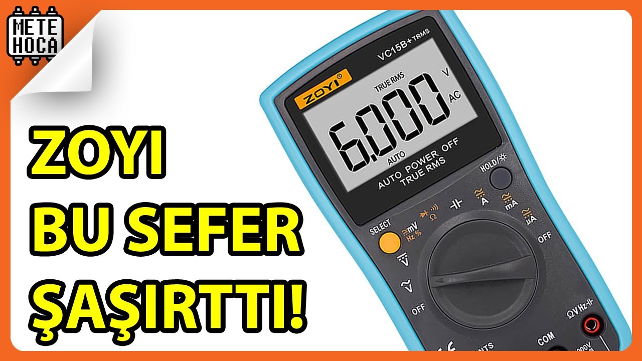 ZOYI'NIN FLUKE 15B+ RAKİBİ | ZOYI VC15B+ MULTİMETRE | DÜRÜST İNCELEME ...