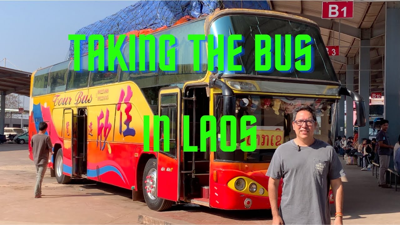 How to Take the Public Bus in Vientiane Laos | PUBLIC TRANSPORTATION IN ...
