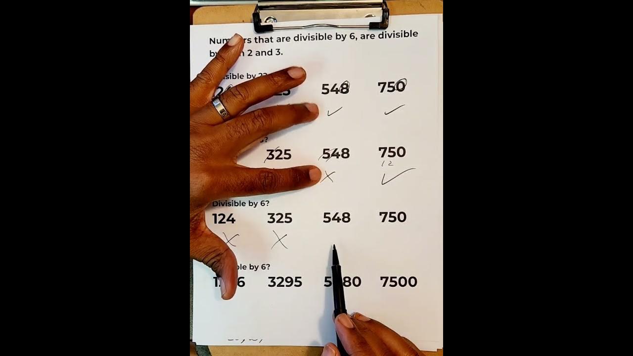 How to find if a number is divisible by 6 - YouTube