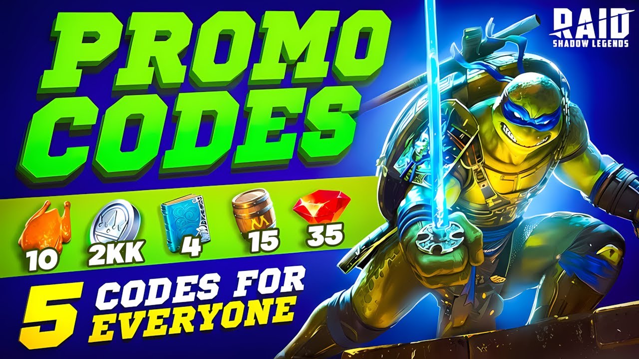 NEW Promo Code Raid for ALL👑Raid Shadow Legends Promo Codes 👑 2025 ...