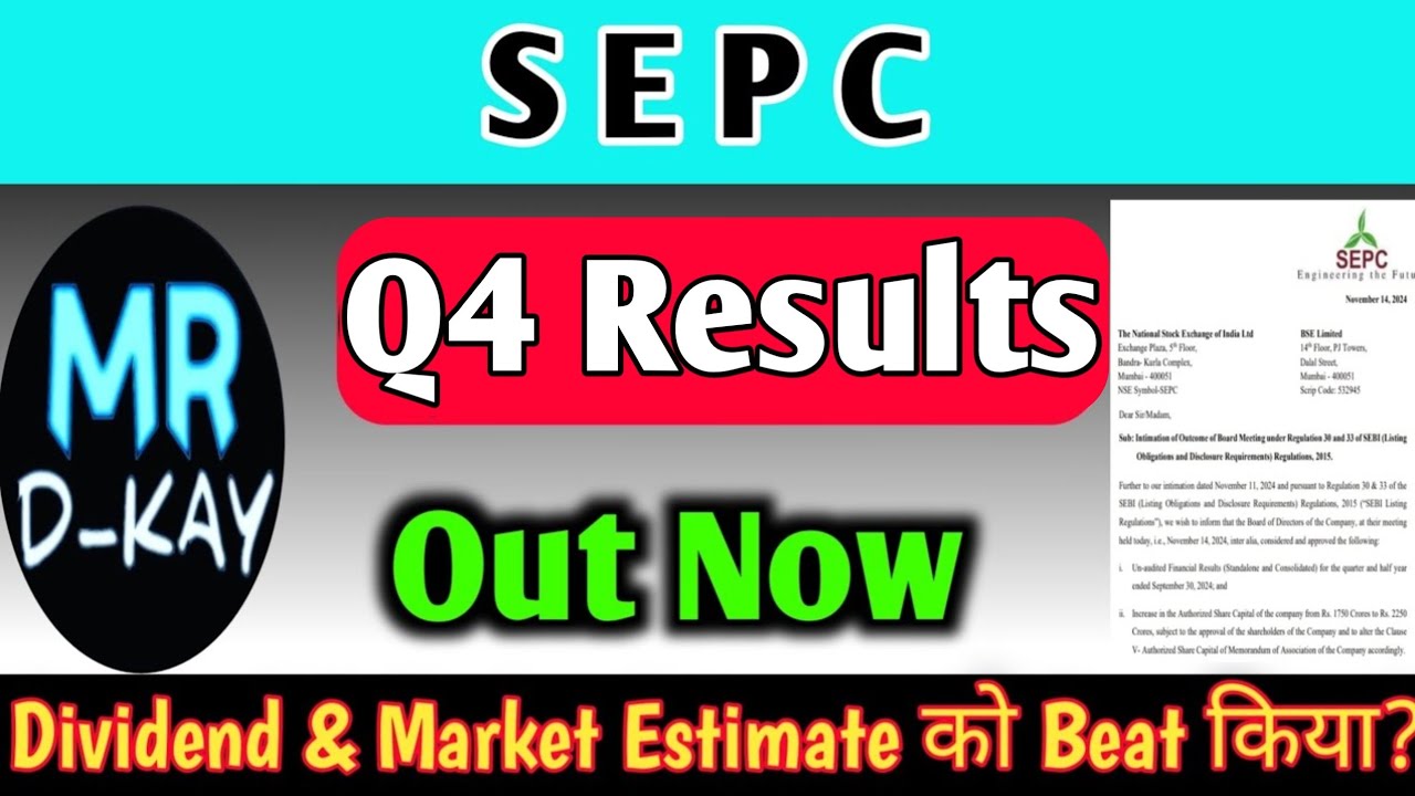 sepc share latest news 🔥SEPC Q4 Results 2025 | SEPC share latest news ...