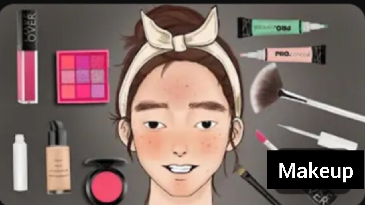 🔴 #Makeup Transformation Animation #makeuptutorial - YouTube