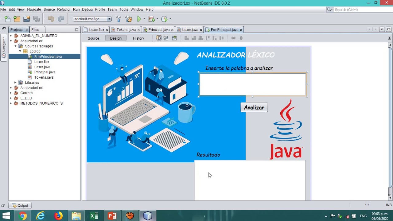 Analizador Léxico en Java para Java - YouTube