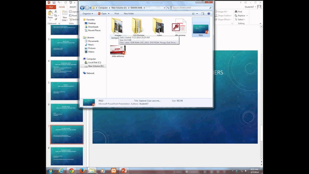 Tutorial - Cara membuka Folders and Files - YouTube