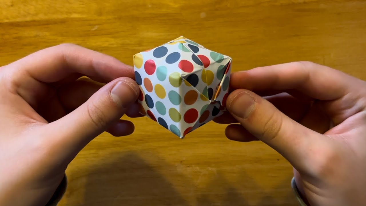 Origami Traditional Water Bomb / Cube Instructions - YouTube