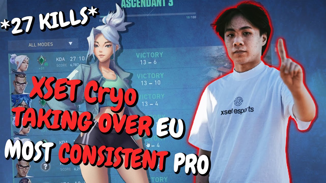 How XSET Cryo is DESTROYING EU SERVERS *Jett God* - YouTube