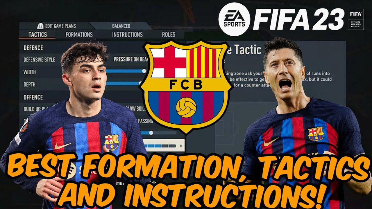*UPDATE 4.0* FIFA 23 - BEST FC BARCELONA Formation, Tactics and ...