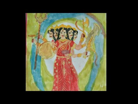 Drawing Maa Kamakhya Devi- Mahakali - YouTube