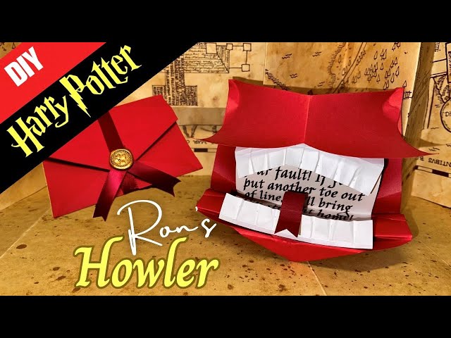 Diy Harry Potter Howler