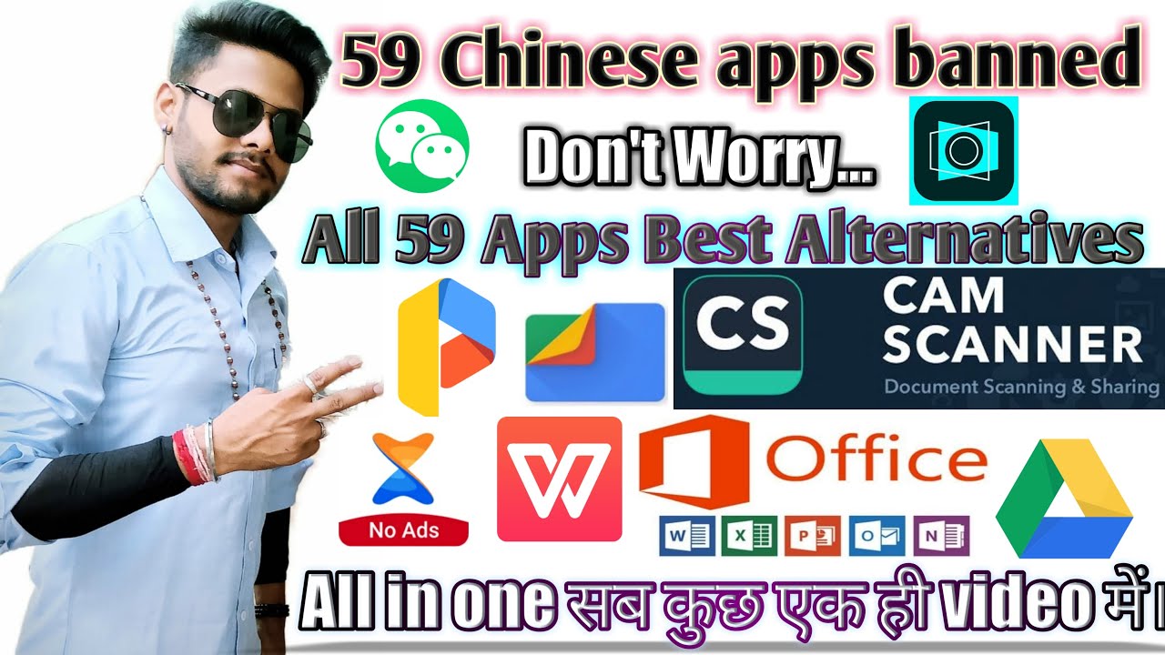 59 Alternative apps of Chinese banned apps by Govt | 59 Chinese apps ...