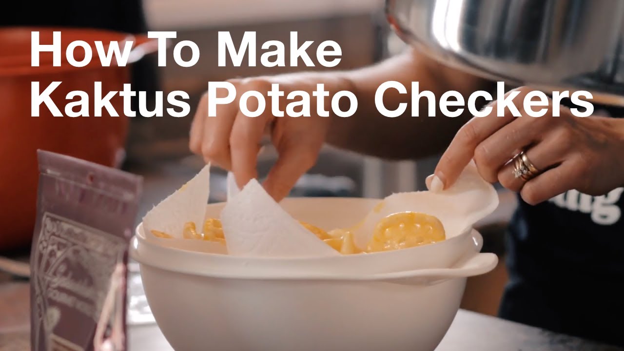 How To Make - Kaktus Potato Checkers - YouTube