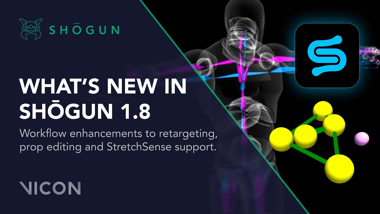 What's New in Shōgun 1.8 - Vicon VFX mocap software - YouTube