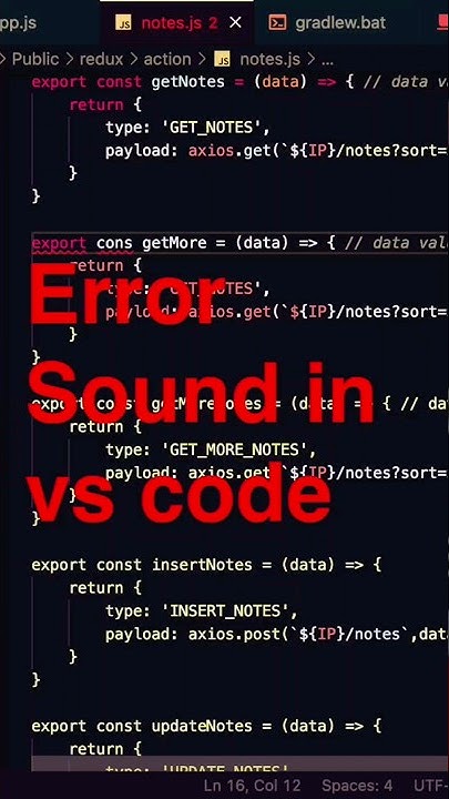 VS Code Error Sound - YouTube