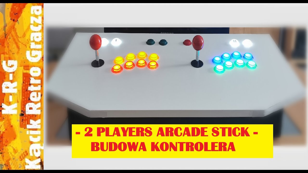 2 PLAYERS ARCADE STICK - BUDOWA KONTROLERA - YouTube