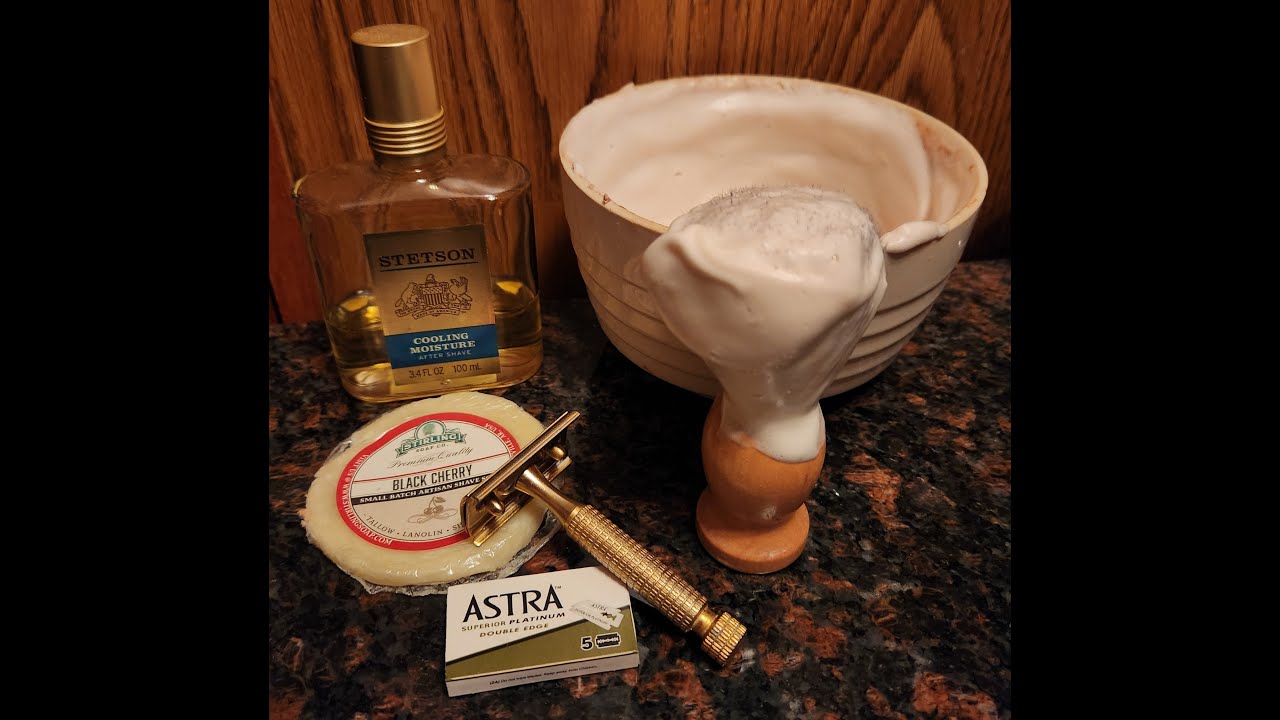 SOTD: Stirling Black Cherry Soap / Star Razor / Astra Blades / Stetson ...