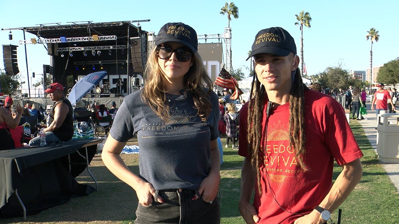 Freedom Revival leaders Brittany Mayer and Shaun Frederickson urge ...