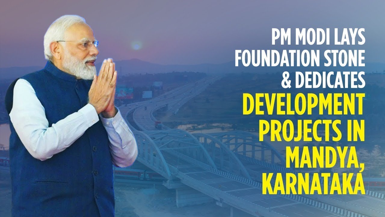 PM Modi lays foundation stone & dedicates development projects in ...