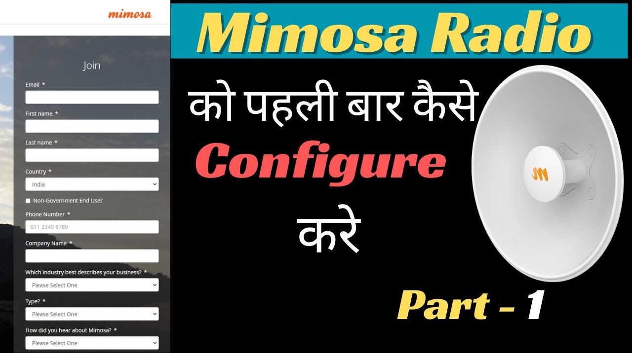 Mimosa Network Radio Registration with cloud Part - 1| Mimosa Radio ...