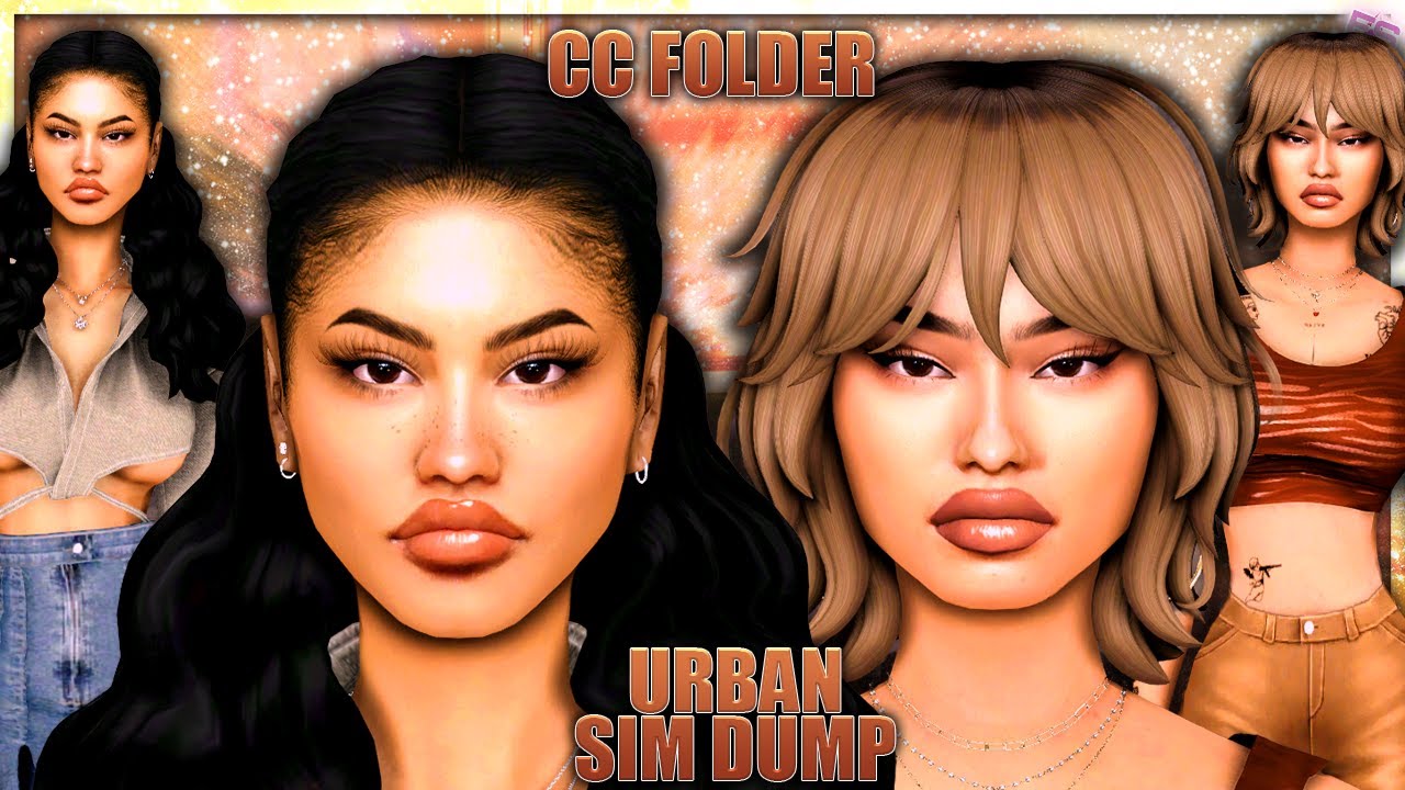 SIM DUMP 66 💎 - CC & SIM DOWNLOAD | Sims 4 CAS - YouTube