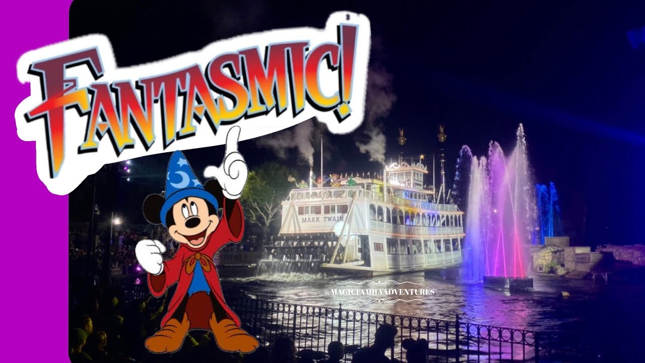 Fantasmic Nightime Spectacular at Disneyland Resort 2024 - YouTube