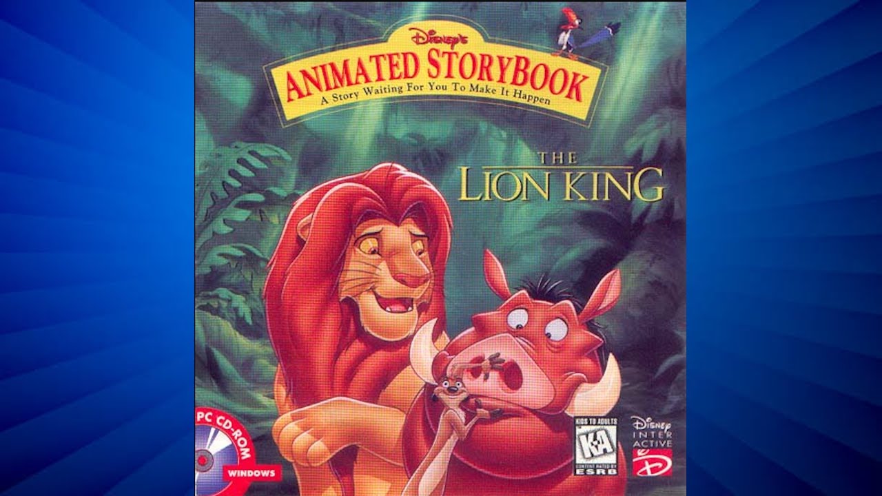 Disney Animated Storybook: The Lion King - Complete Game - YouTube